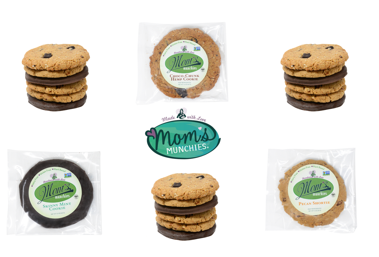 Cookie Bundle Gluten-Free, Vegan, Plant-Based, Dairy-Free - Mom's Munchies
